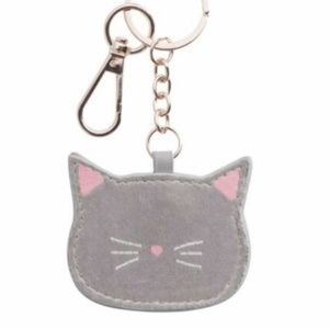 LC Lauren Conrad | Accessories | Gray Cat Keychain Nwt | Poshmark